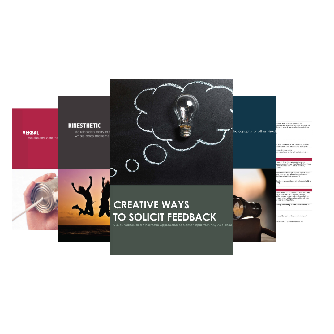 Creative Ways to Solicit Feedback – Public Profit